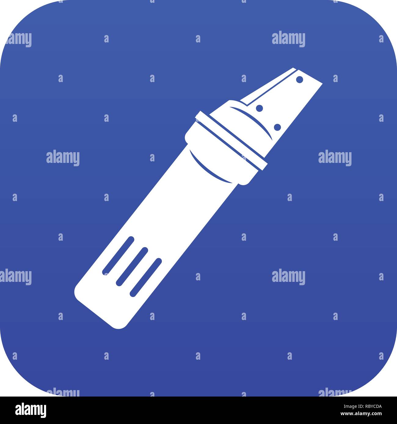 Glass cutter icon digital blue Stock Vector Image & Art - Alamy