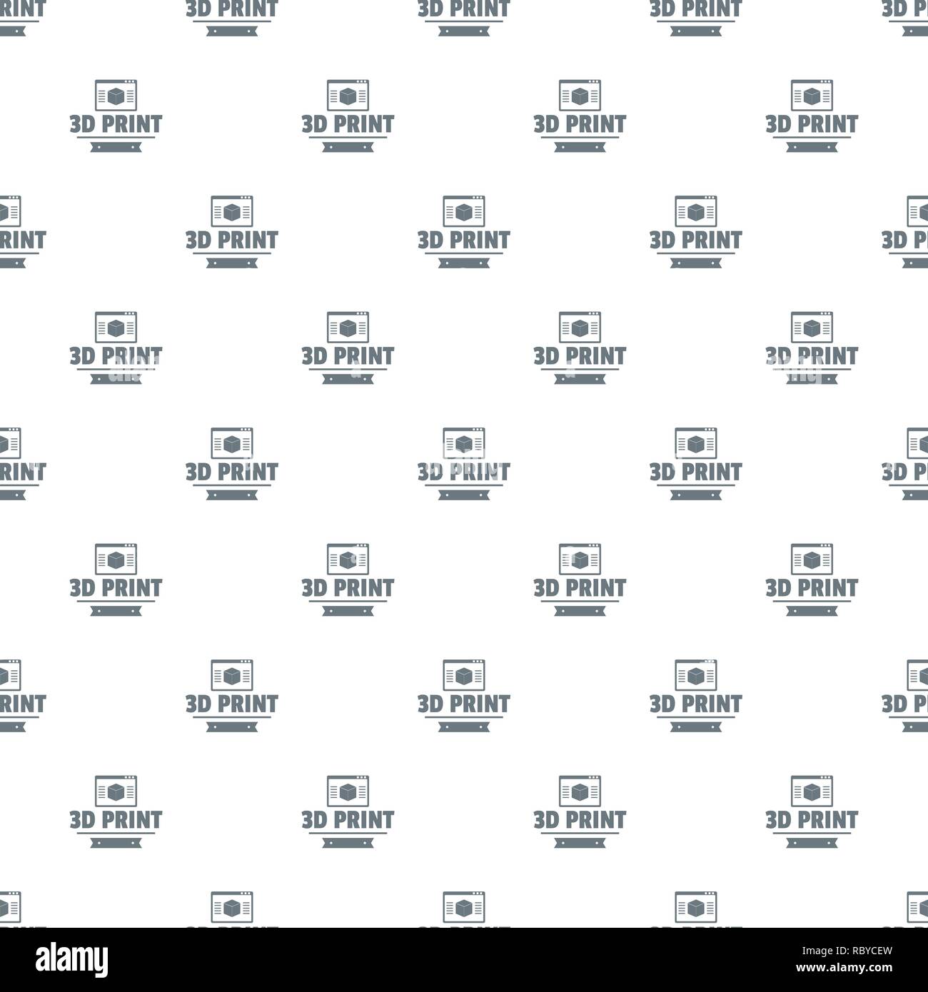 Material 3d printing pattern vector seamless Stock Vector Image & Art ...