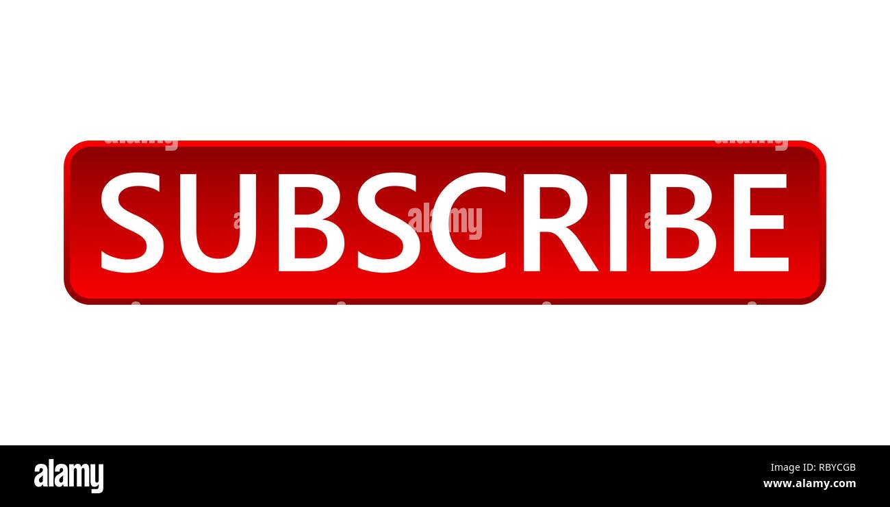 Subscribe button. Vector illustration. Subscribe icon isolated Stock ...