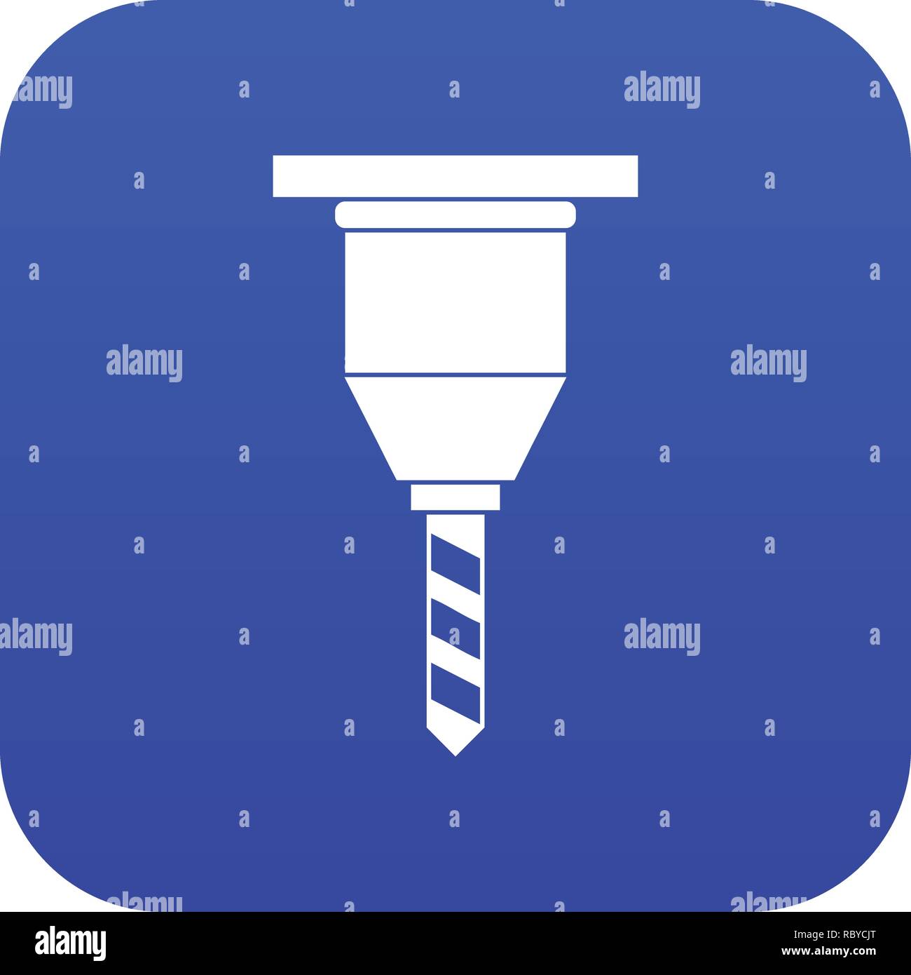 Drill bit icon digital hi-res stock photography and images - Alamy