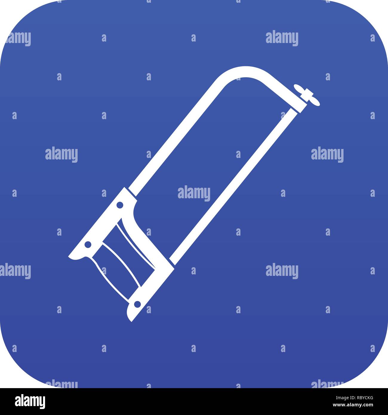 Hacksaw icon digital blue Stock Vector Image & Art - Alamy