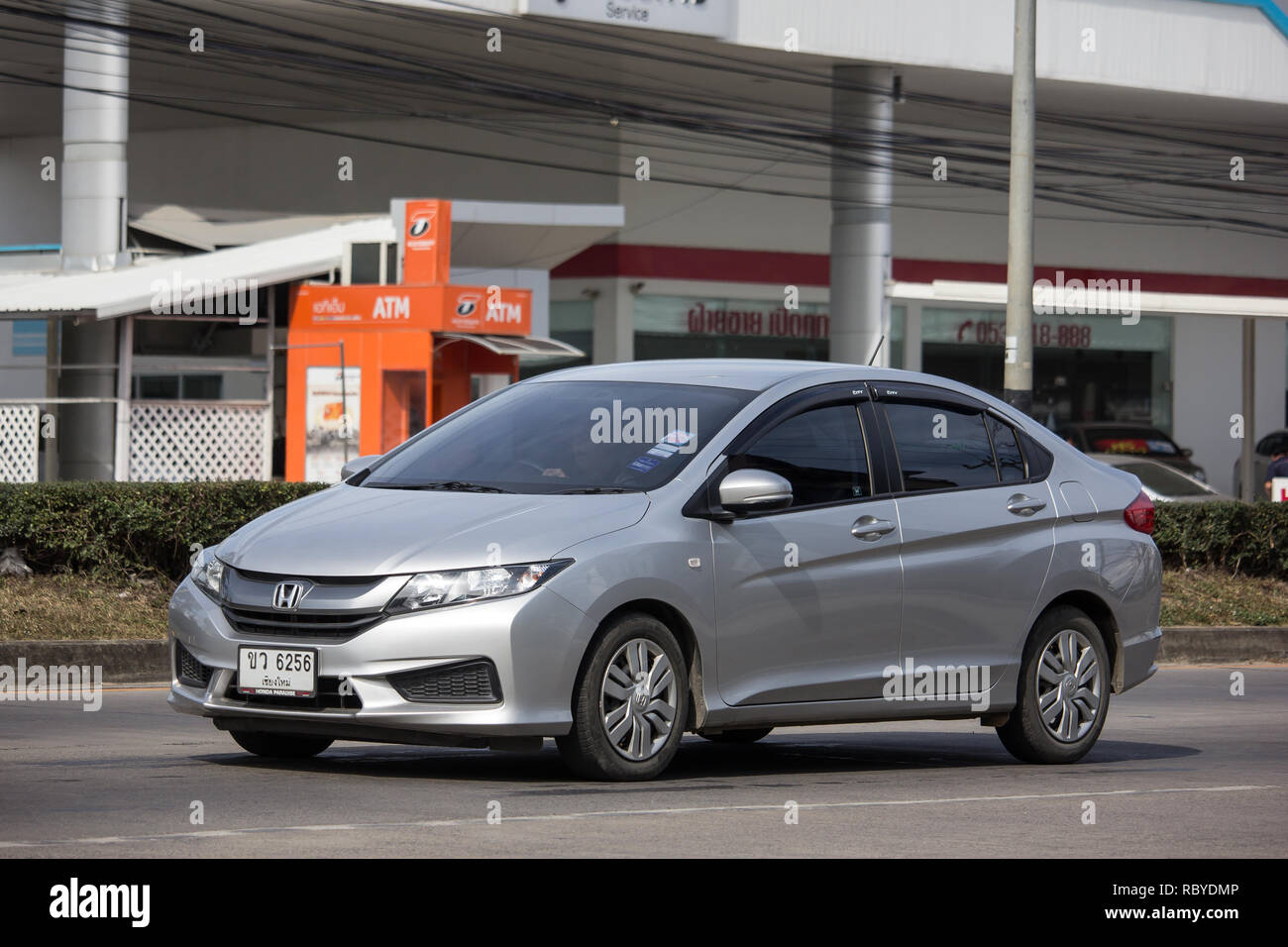 Chiangmai, Thailand - January 3 2019: Private Honda City Compact car ...