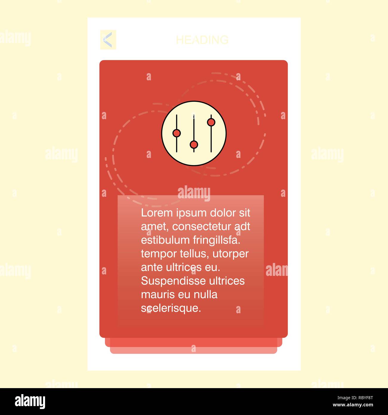 Setting mobile vertical banner design design. Vector Stock Vector Image ... Setting mobile vertical banner design design. Vector Stock Vector Image ...