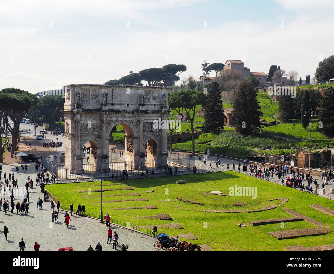 Arch of Constantine - Rome Stock Photo - Alamy