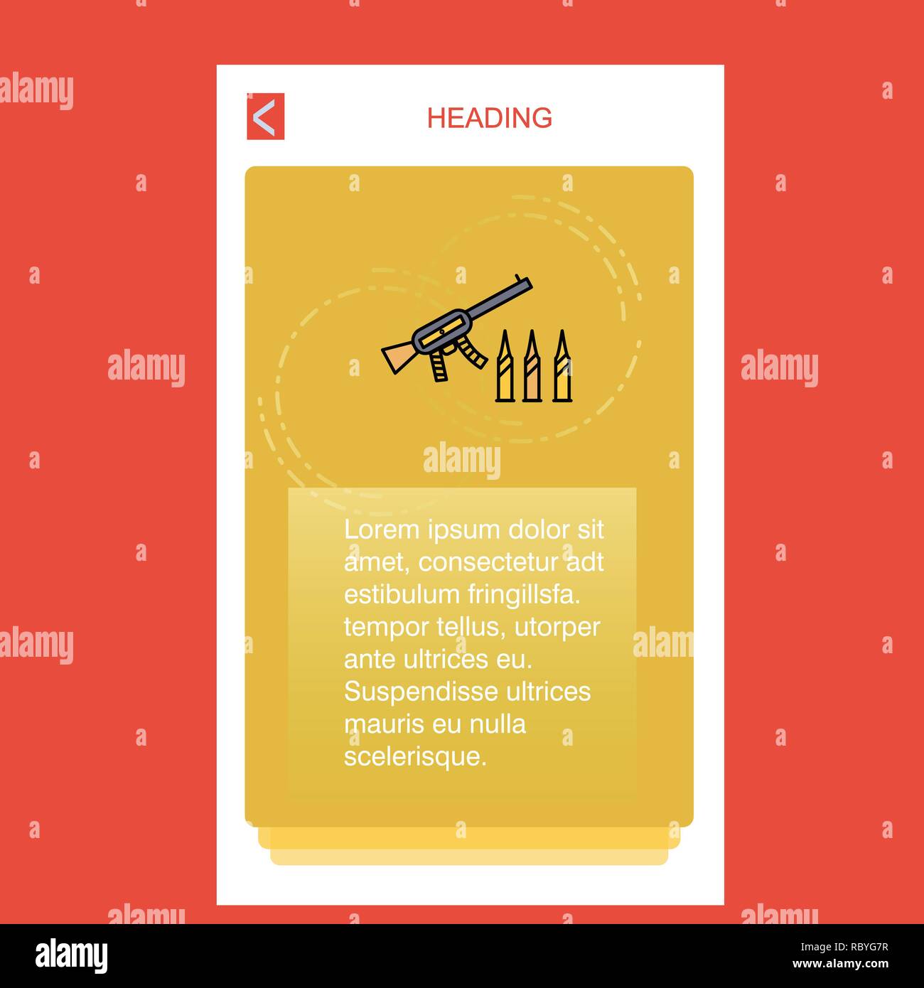 Pistol vertical Stock Vector Images - Alamy