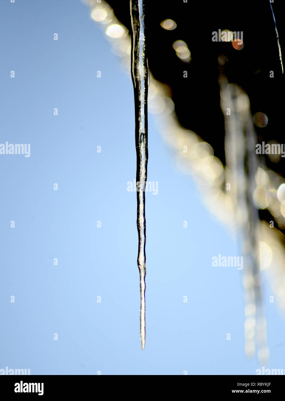 image of a melting icicles Stock Photo - Alamy