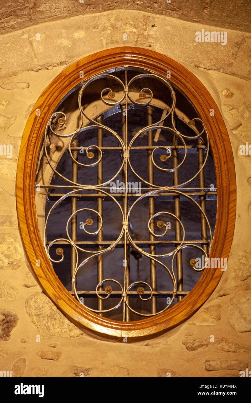 Oval Window in Holy Sepulchre in Jerusalem, Israel Stock Photo - Alamy