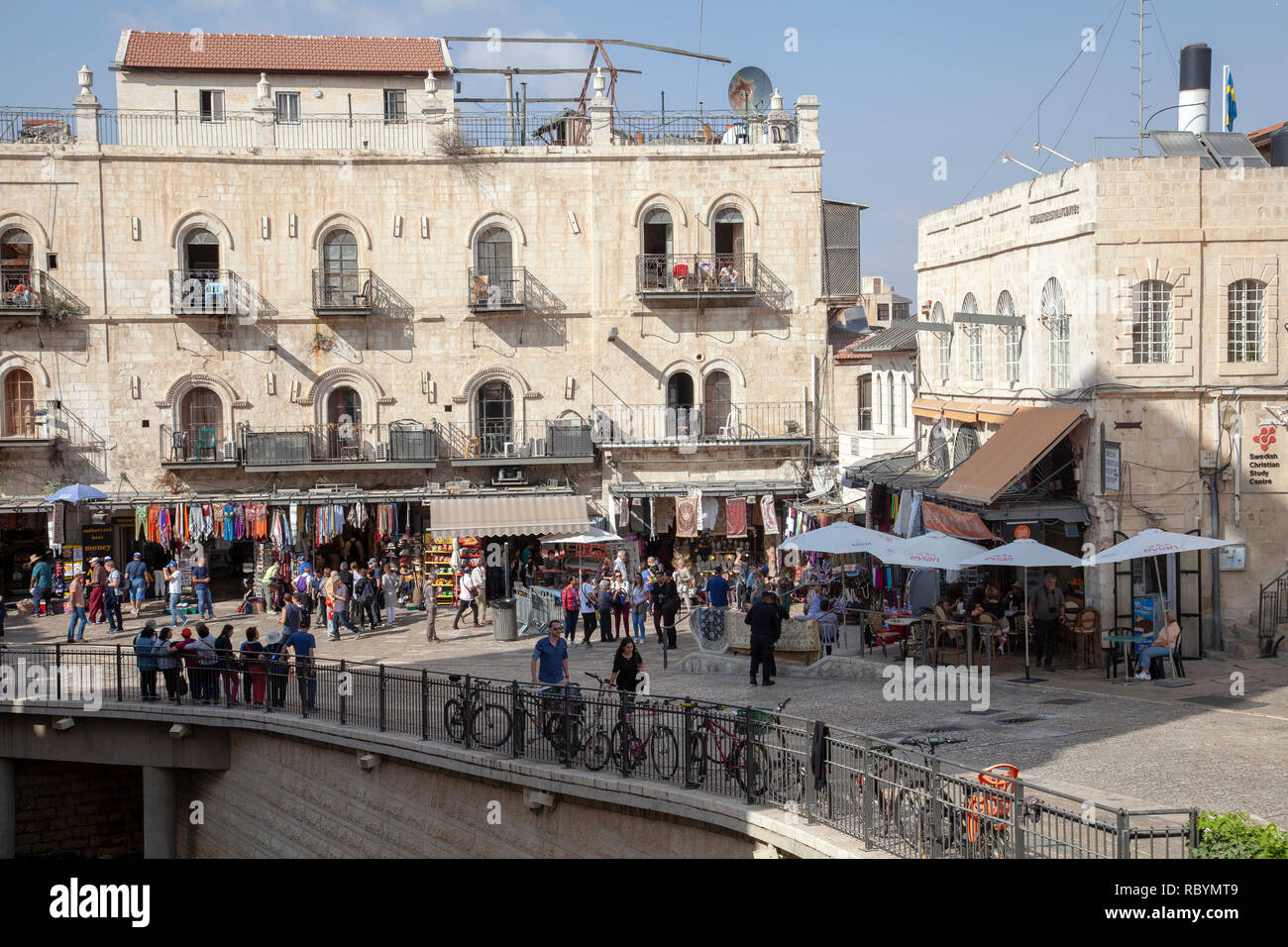 Jerusalem Old City Christian Quarter in Israel Stock Photo - Alamy