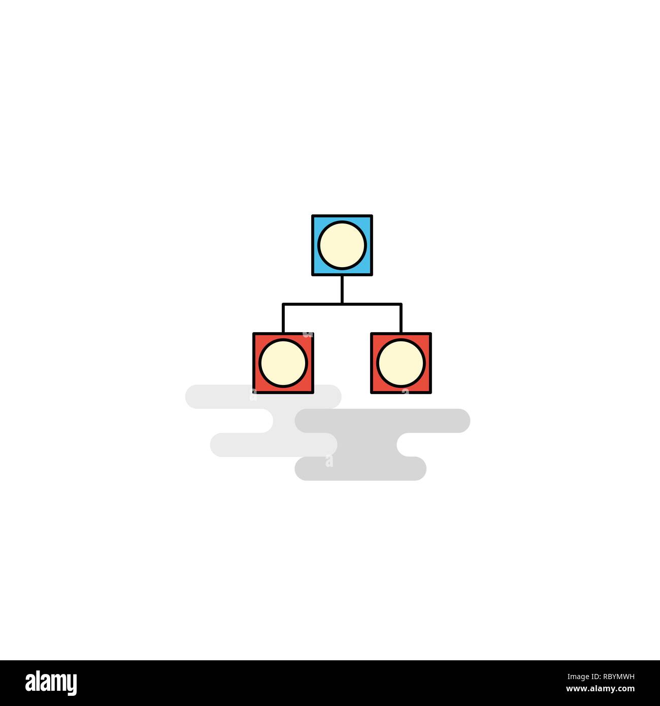 Flat Networks Icon. Vector Stock Vector Image & Art - Alamy