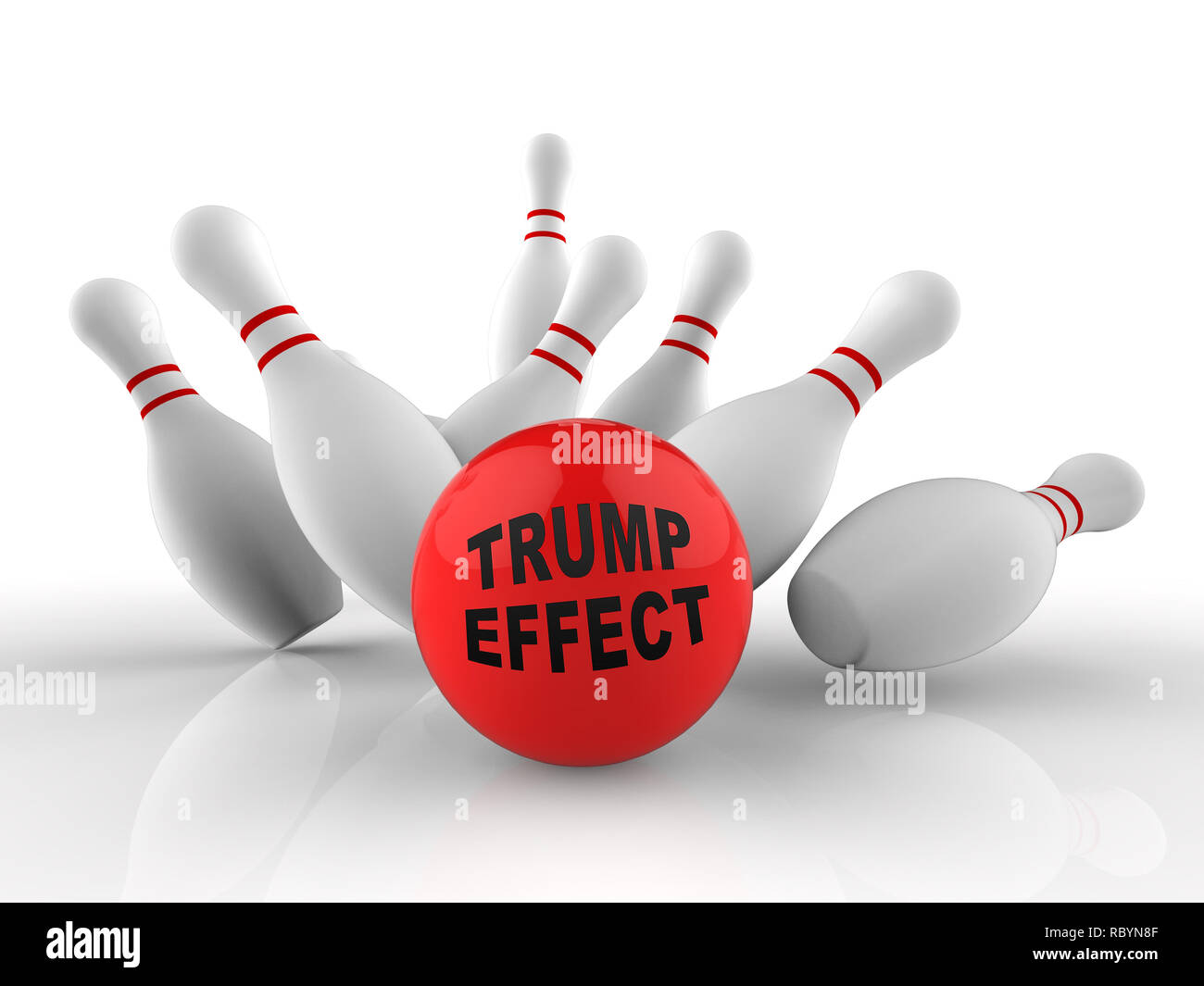 Trump Effect Meaning Fail Mess Screwup And Disaster. An End Result And ...