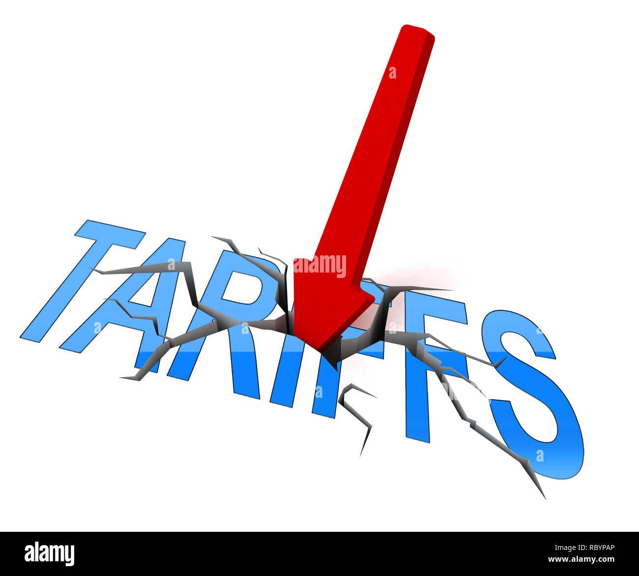 International tariff collection Cut Out Stock Images & Pictures - Alamy