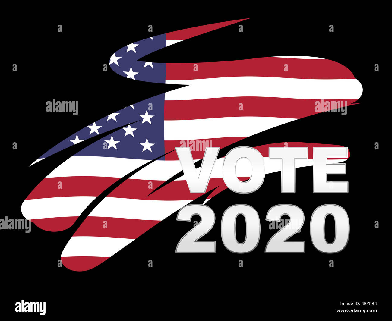 2020 Election Usa Presidential Vote For Candidates. United States ...
