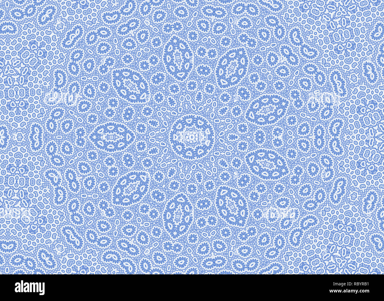 Blue abstract ornamental background Stock Photo - Alamy