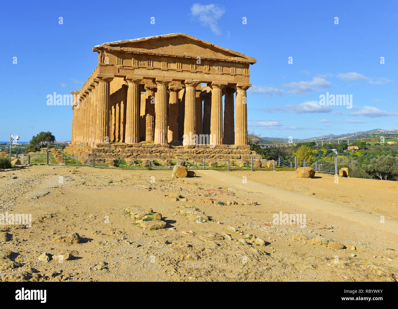 Ancient Greek Temples in Agrigento Sicily Stock Photo - Alamy