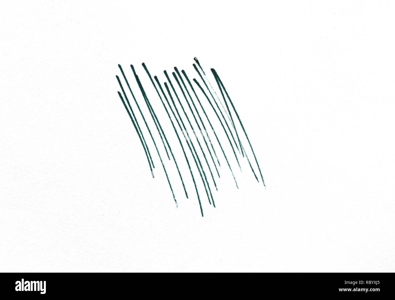 multiple linear pencil scratches on blank paper surface Stock Photo - Alamy