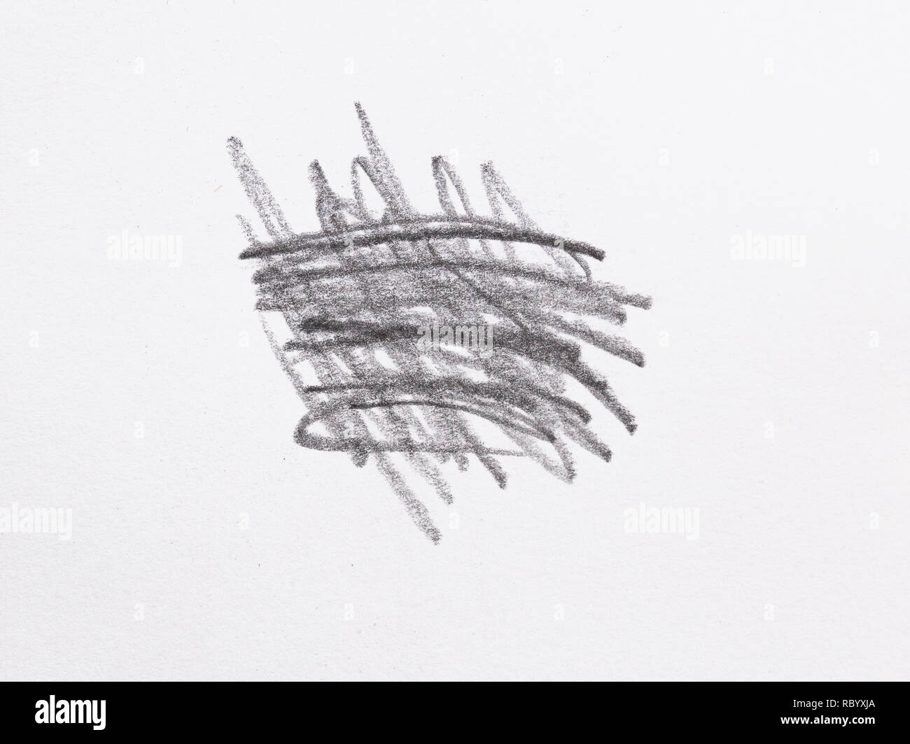 multiple linear pencil scratches on blank paper surface Stock Photo - Alamy