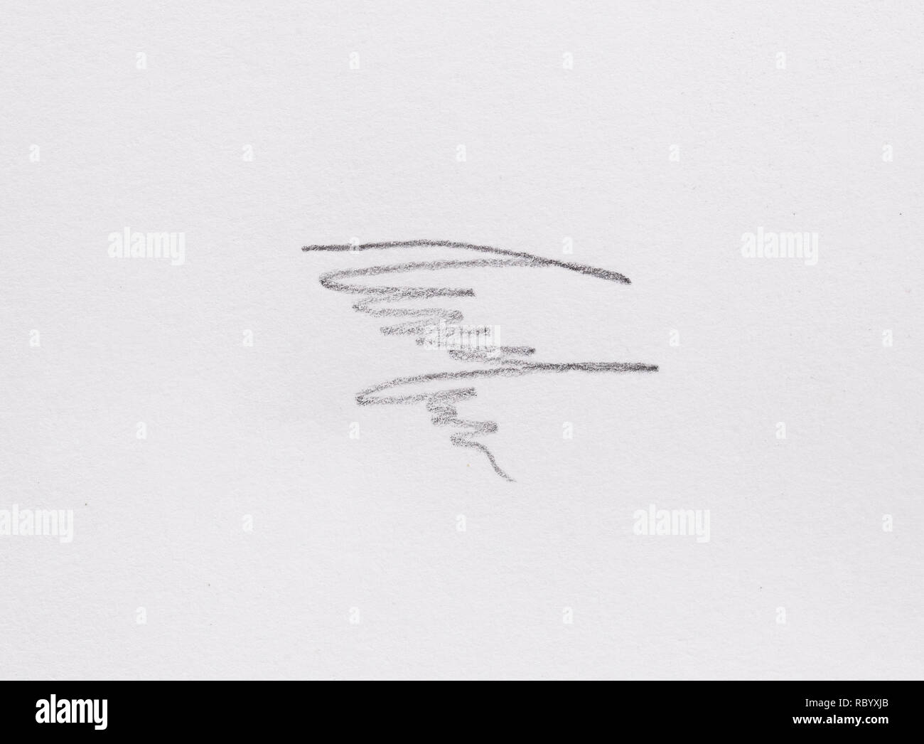 multiple linear pencil scratches on blank paper surface Stock Photo - Alamy