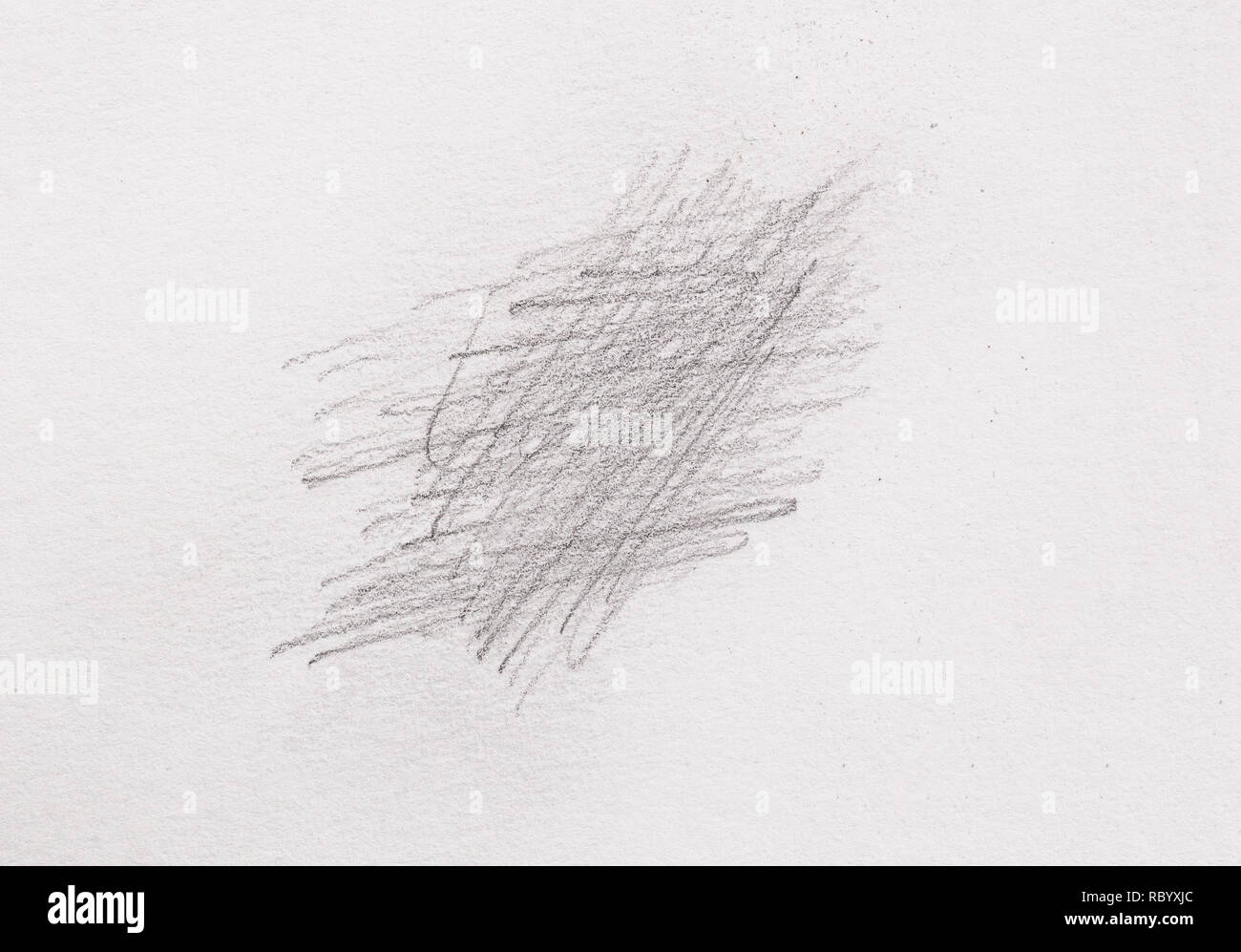 multiple linear pencil scratches on blank paper surface Stock Photo - Alamy