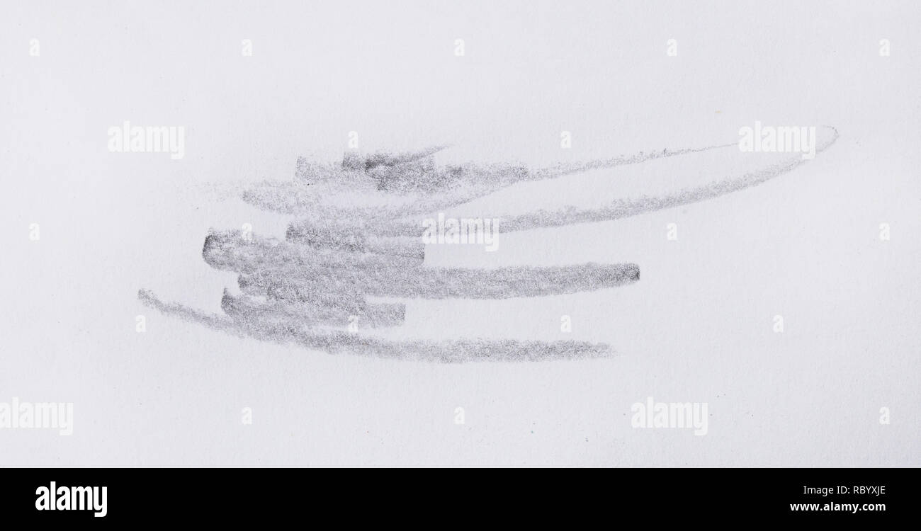 multiple linear pencil scratches on blank paper surface Stock Photo - Alamy
