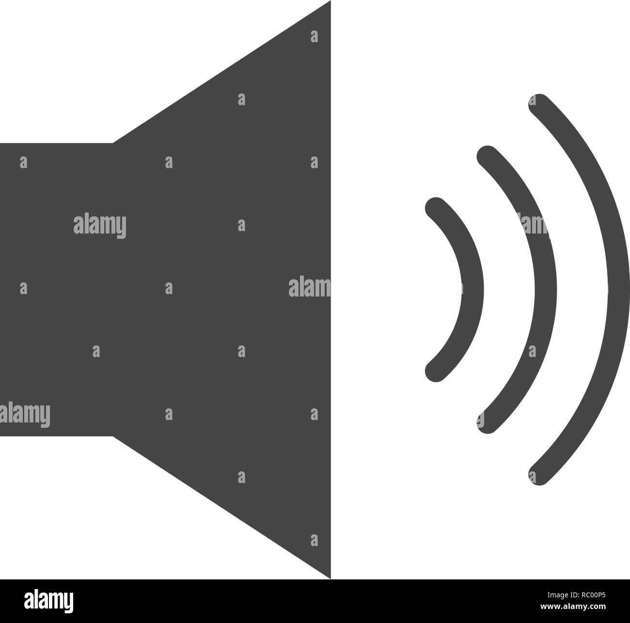 Loud speaker icon hi-res stock photography and images - Alamy