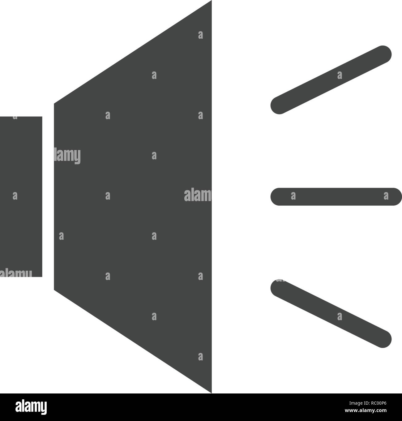 Loud speaker icon hi-res stock photography and images - Alamy