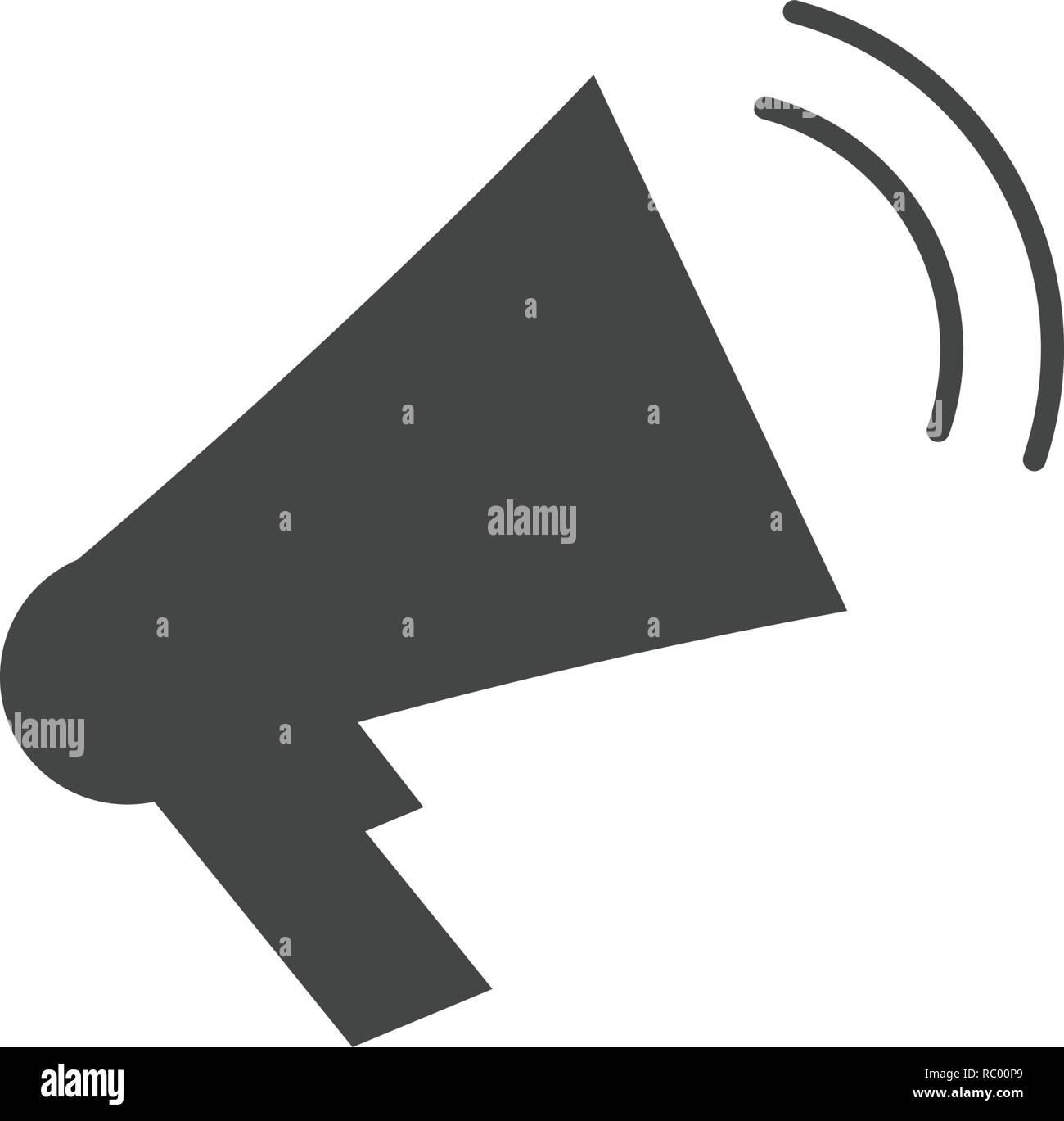 Loud speaker icon graphic design template simple illustration Stock ...