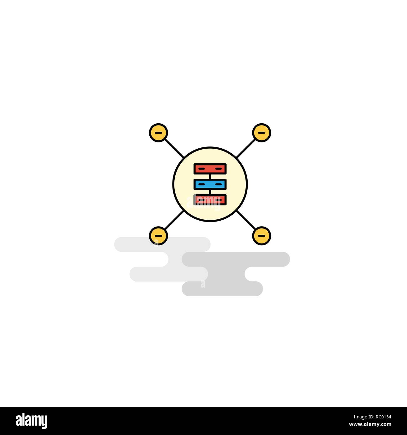 Flat Networks router Icon. Vector Stock Vector Image & Art - Alamy