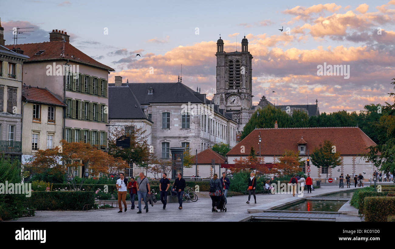 Beautiful ancient troyes cathedral hi-res stock photography and images ...