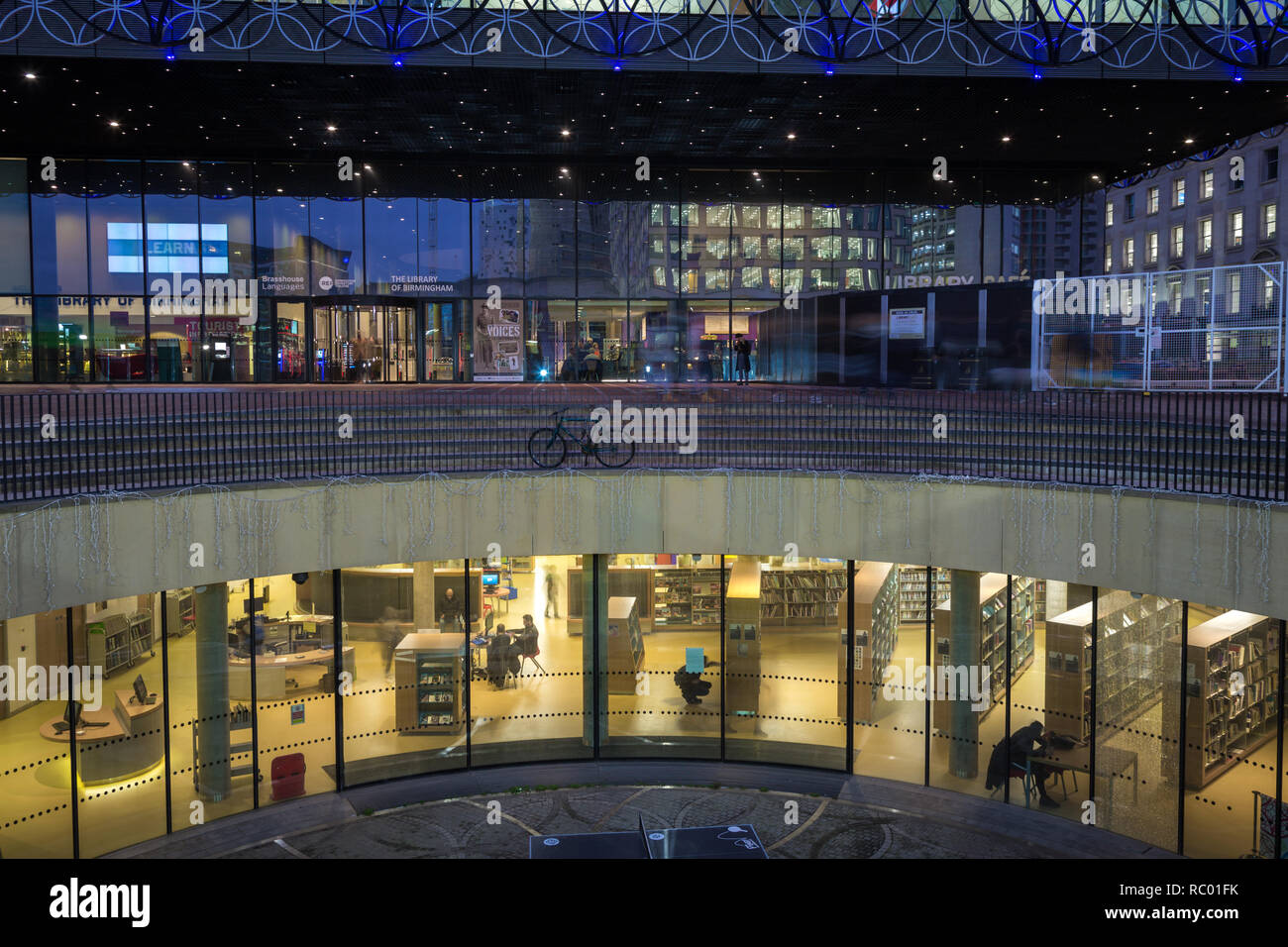 Exterior view of The Library of Birmingham, UK Stock Photo - Alamy