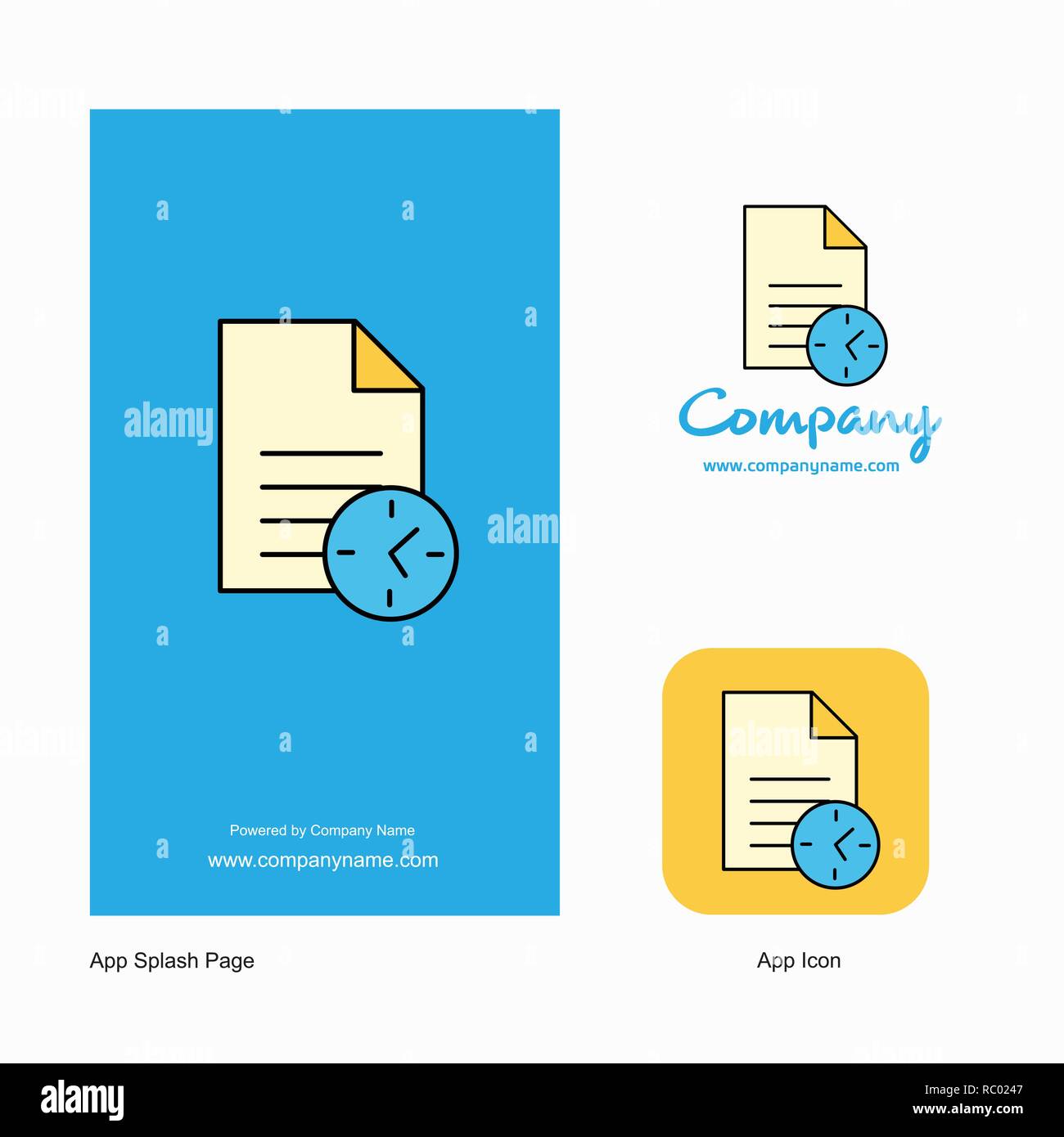Task on time Company Logo App Icon and Splash Page Design. Creative ...