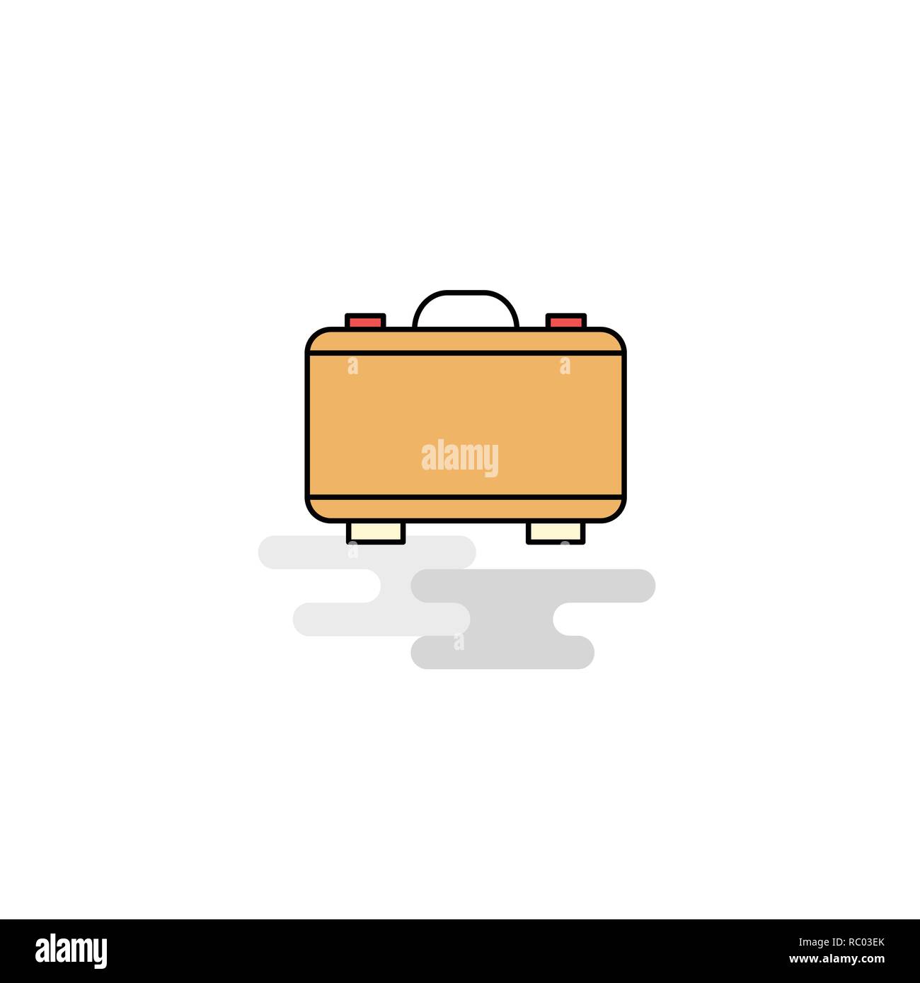 Flat Briefcase Icon. Vector Stock Vector Image & Art - Alamy