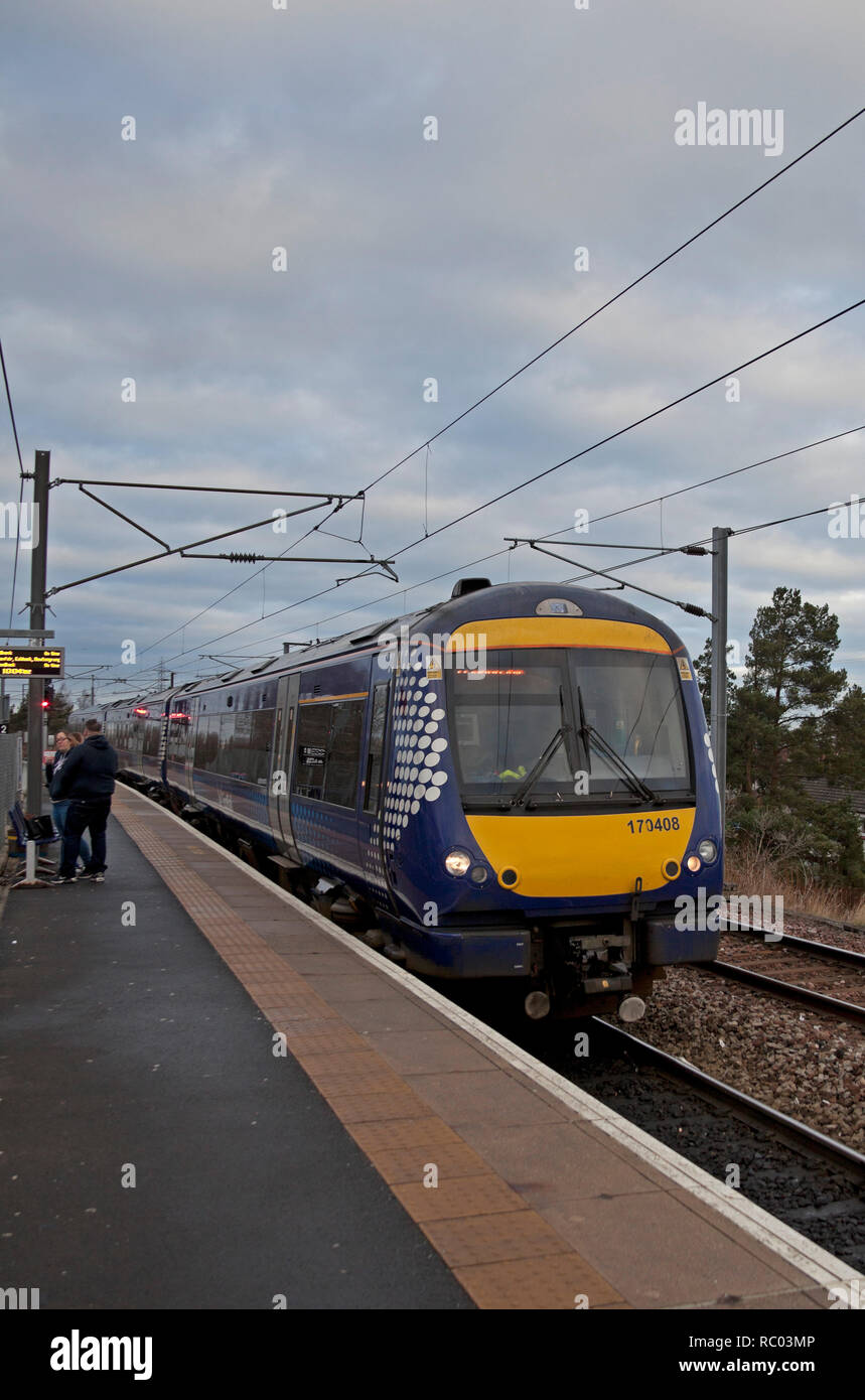 Scotrail Train, Edinburgh, Scotland Stock Photo - Alamy
