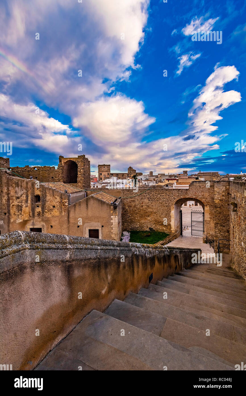 Italy Basilicata Miglionico castle of the Malconsiglio Stock Photo - Alamy