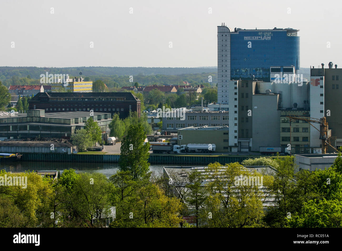 Spandau city seen from the Citadel, Zitadelle Spandau, Berlin, Germany ...