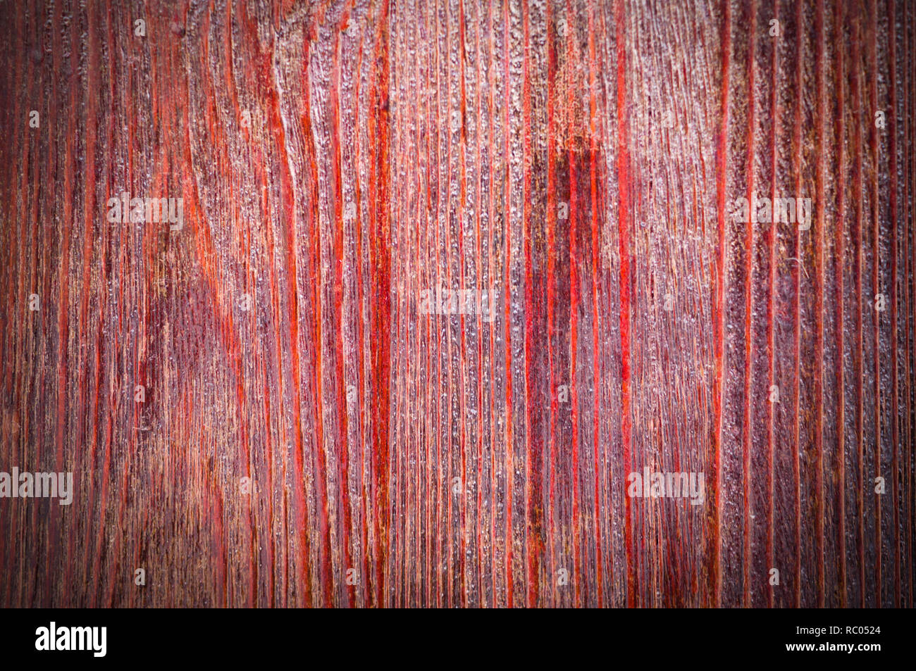 red wooden siding plank texture with vignette. background Stock Photo ...