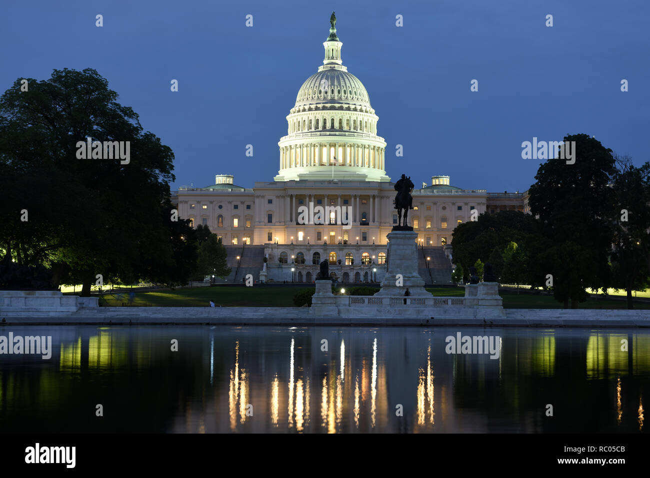 United States Capitol Building at night, Washington, DC Stock Photo - Alamy