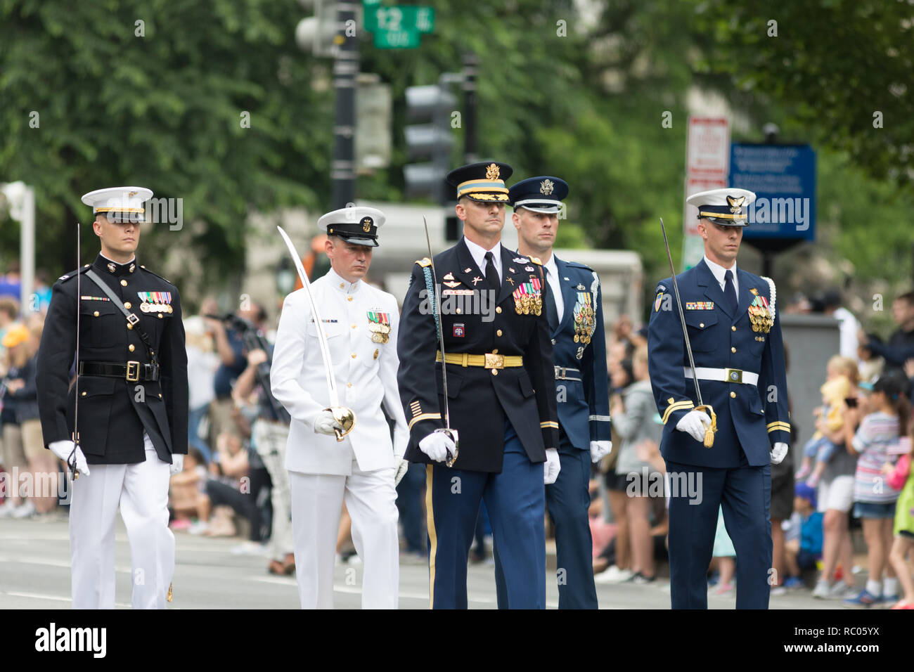 Washington, D.C., USA - May 28, 2018: The National Memorial Day Parade ...