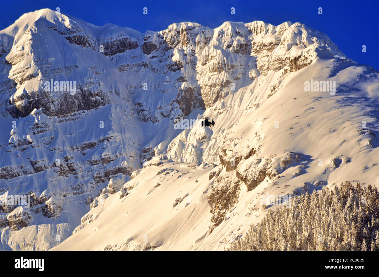 winter landscape in lofer austria Stock Photo - Alamy