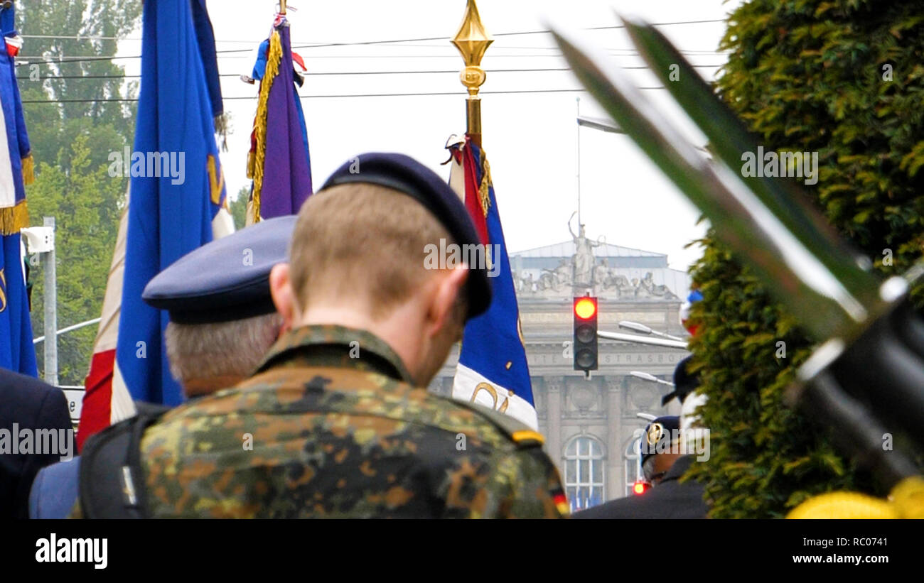 Soliders and veterans at ceremony to mark Western allies World War Two ...