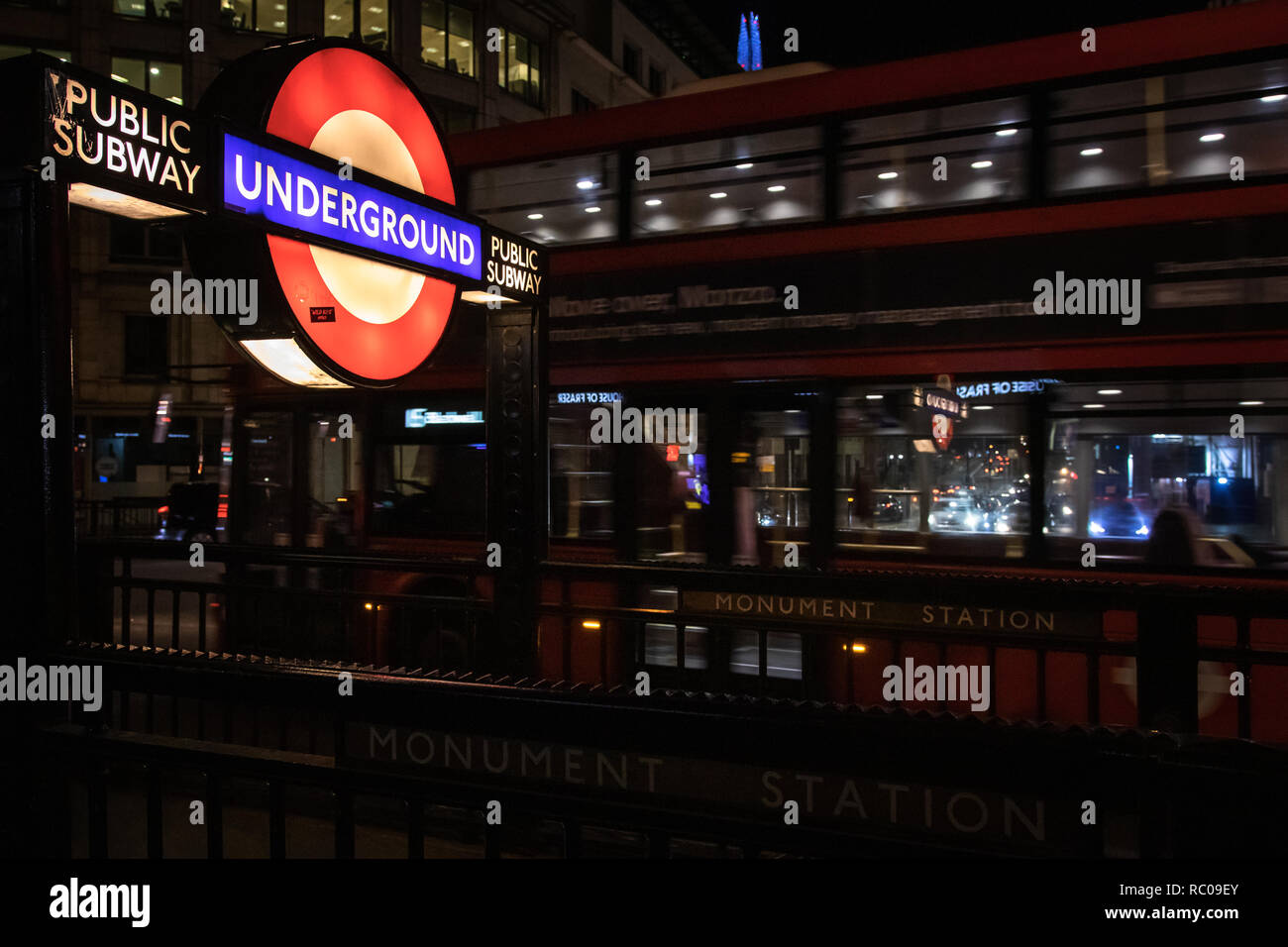 Bus station at night hi-res stock photography and images - Alamy