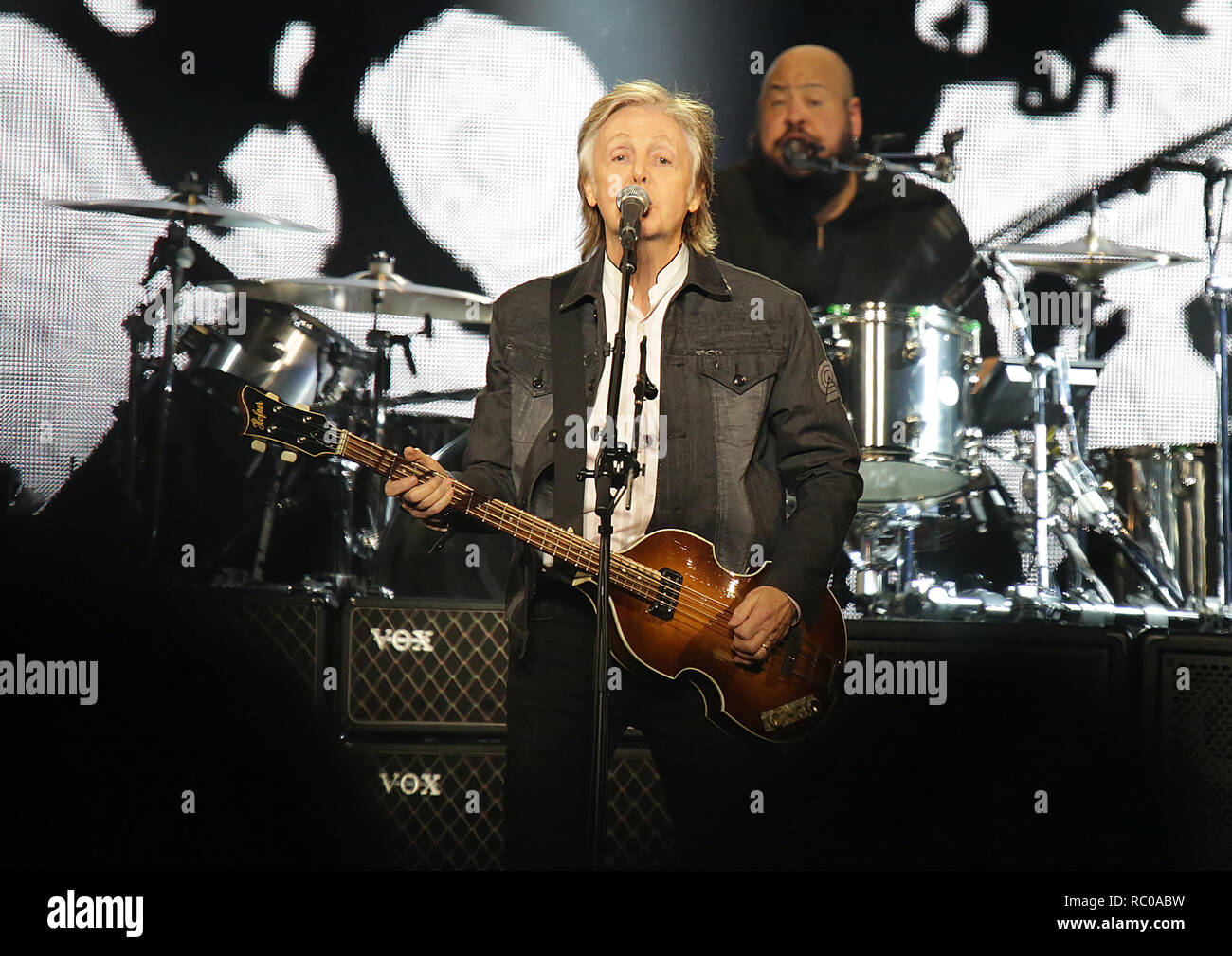 Paul McCartney performing at Liverpool Echo Arena Featuring: Paul ...
