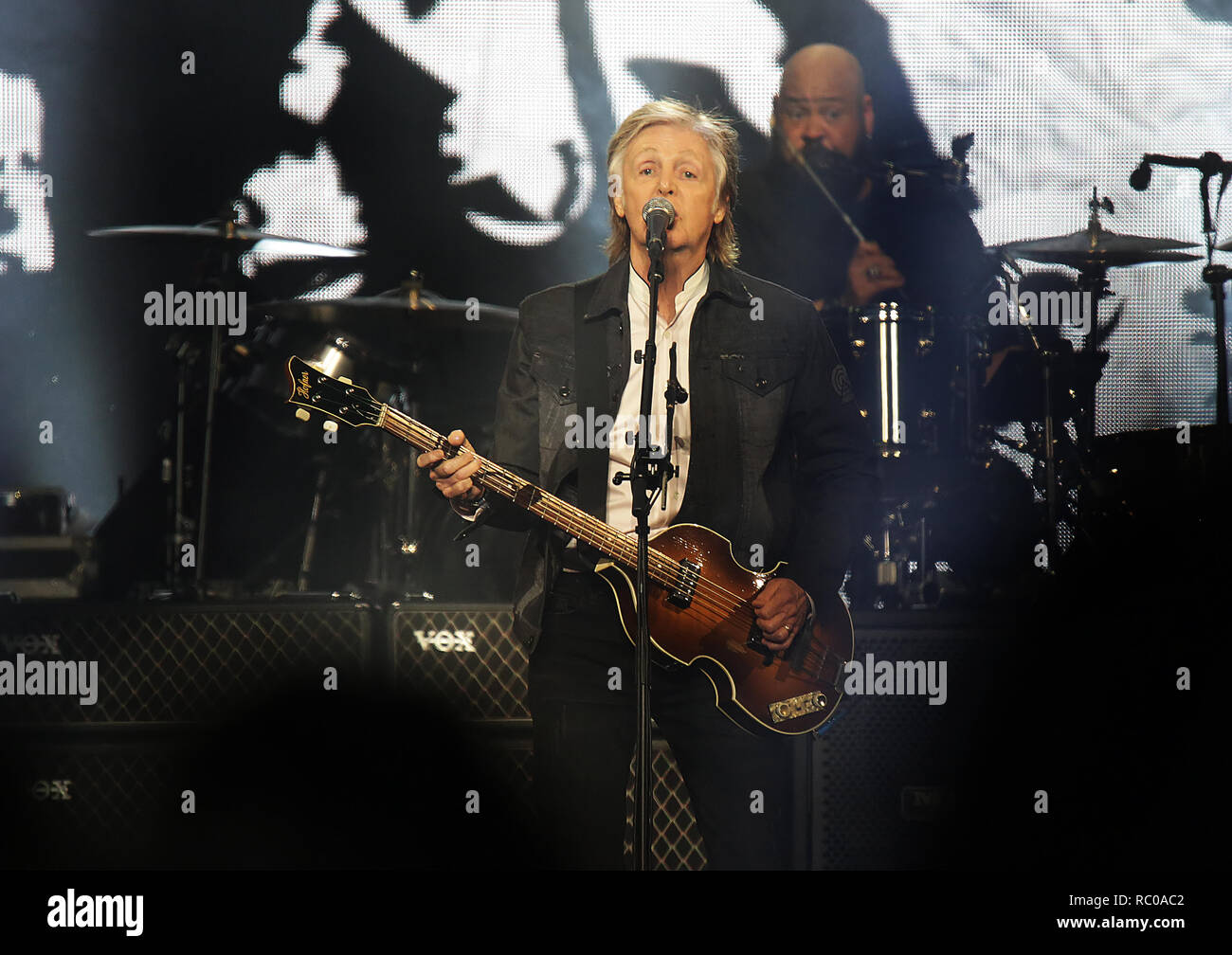 Paul McCartney performing at Liverpool Echo Arena Featuring: Paul ...