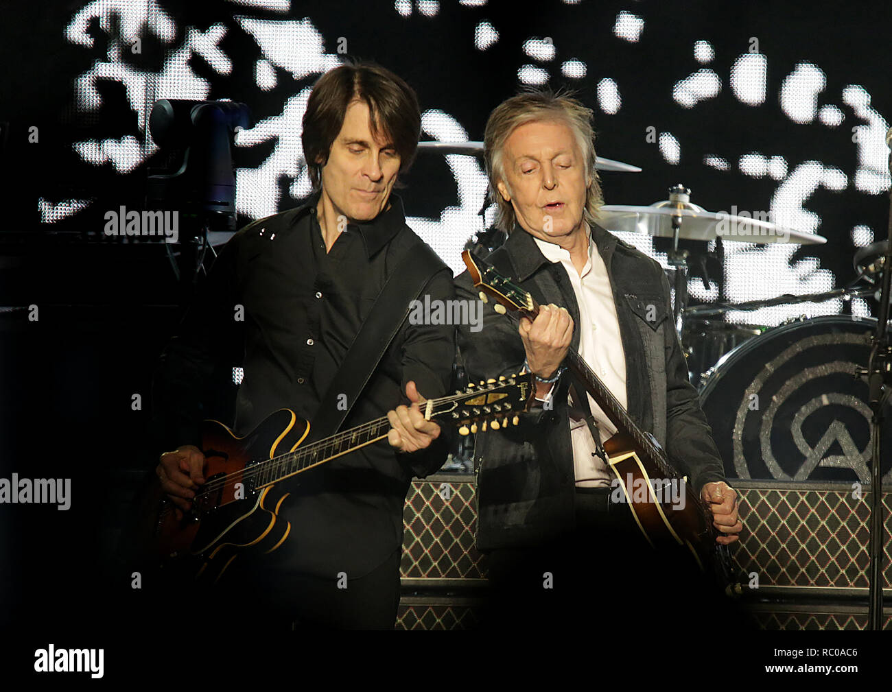 Paul McCartney performing at Liverpool Echo Arena Featuring: Paul ...