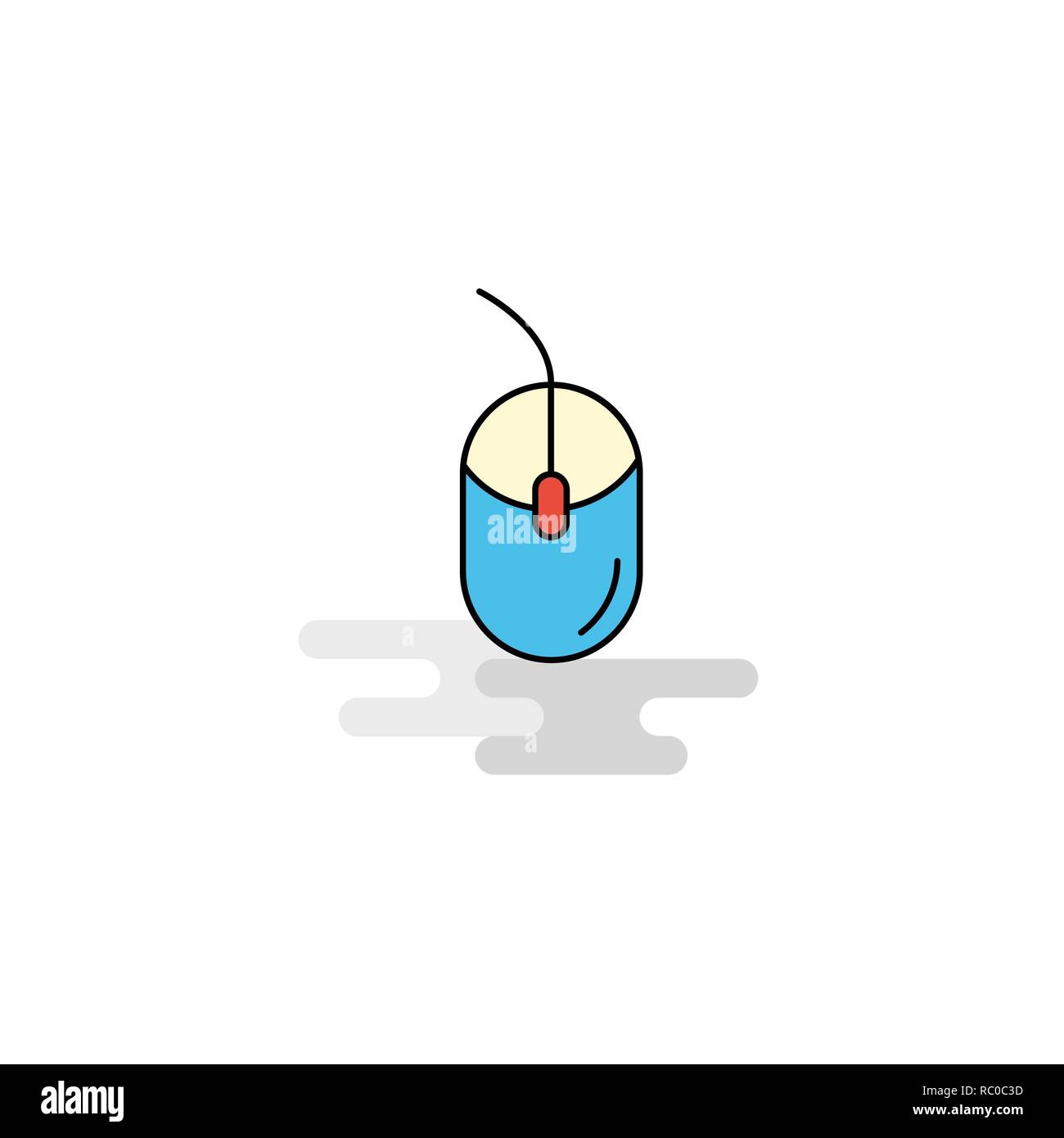 Flat Mouse Icon. Vector Stock Vector Image & Art - Alamy