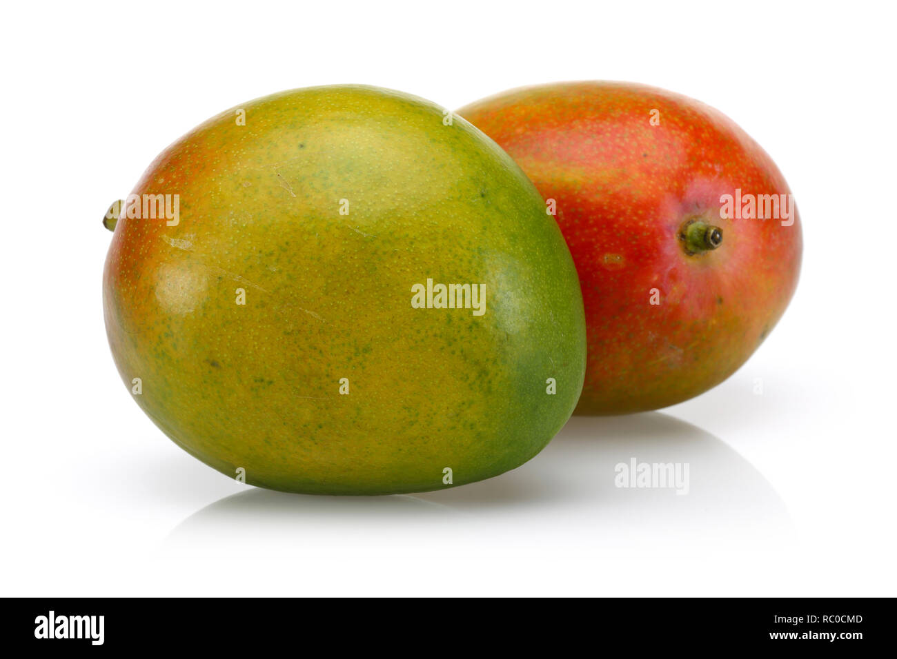 Whole Mango isolated on white background Stock Photo - Alamy