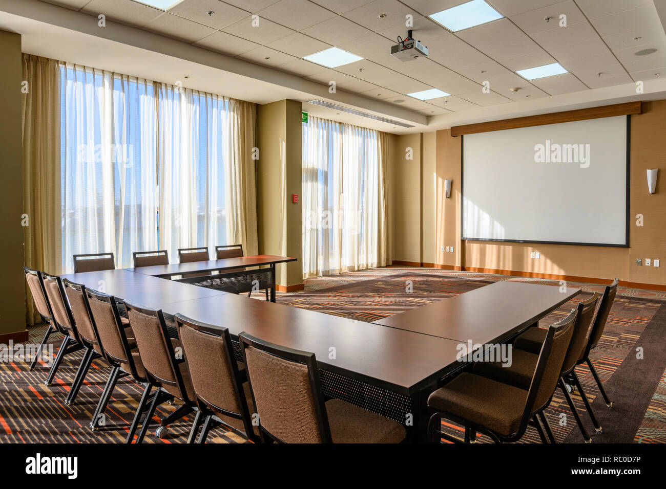 Meeting room at the Hyatt Place Hotel, La Paz, Baja California Sur ...