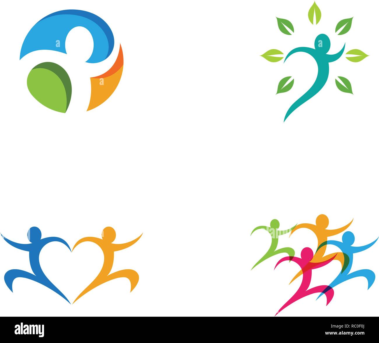 Human character logo sign illustration vector design Stock Vector Image ...