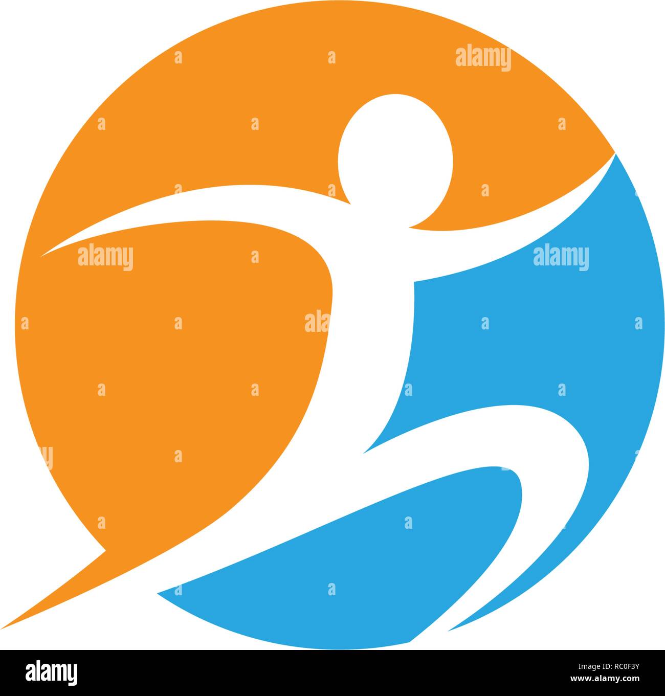 Human character logo sign illustration vector design Stock Vector Image ...