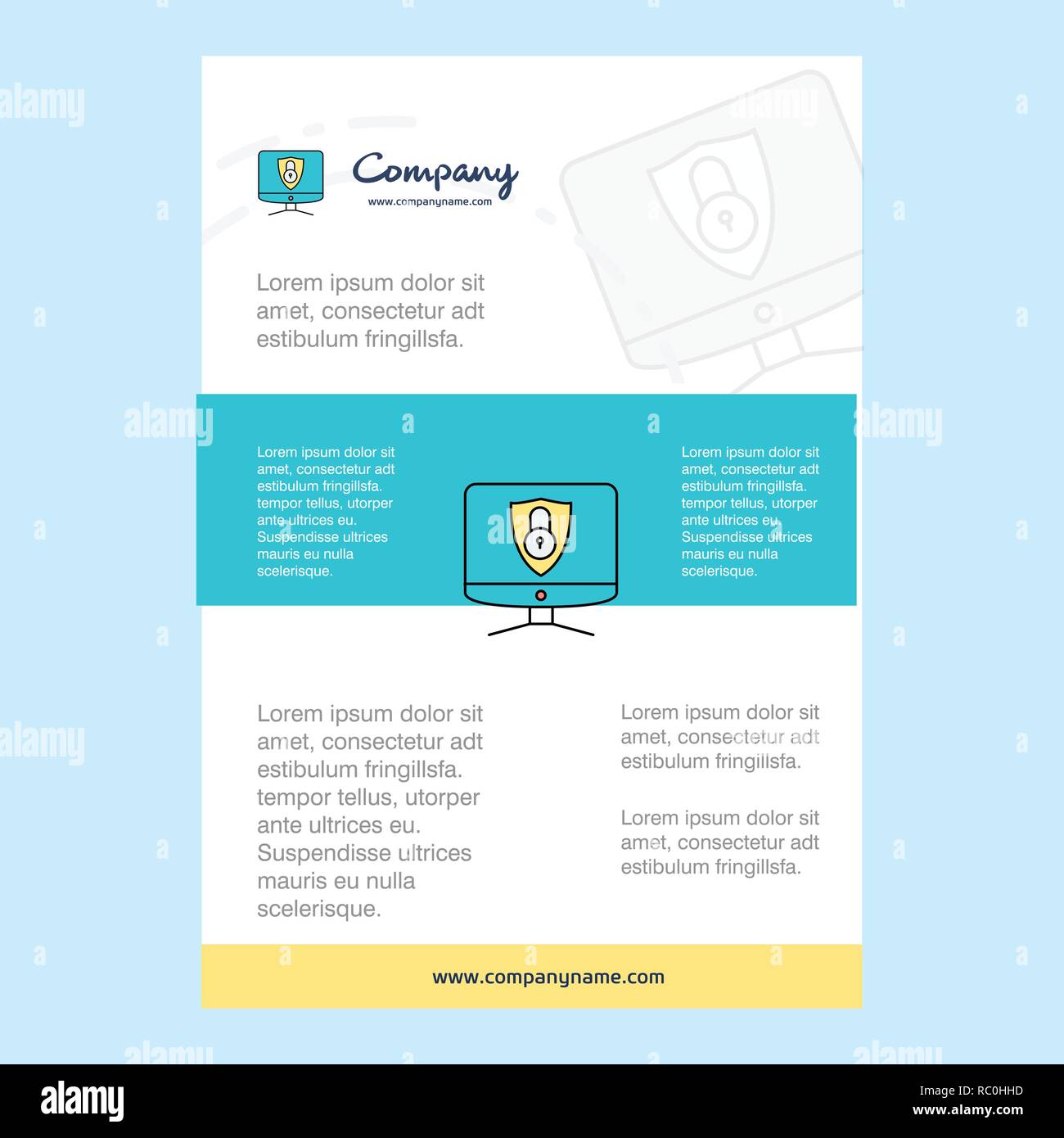 Template layout for Computer protected comany profile ,annual report ... Template layout for Computer protected comany profile ,annual report ...