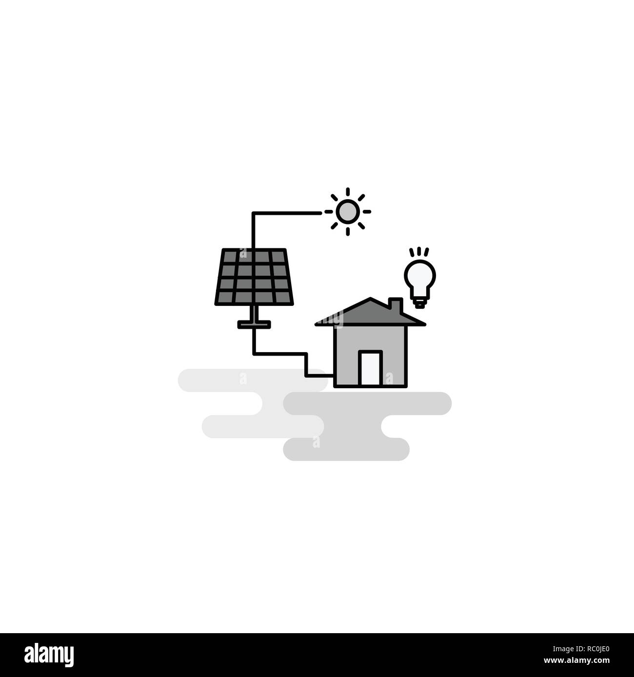 Solar panel tree Black and White Stock Photos & Images - Alamy